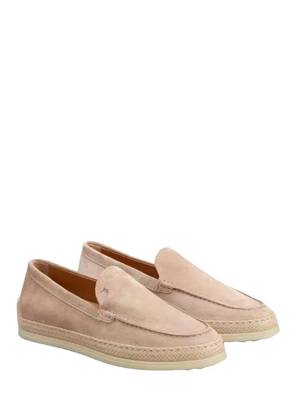 TOD'S Leather Loafers - Neutrals