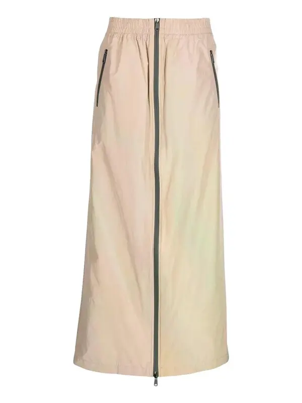 Brunello Cucinelli Two-way Zip Maxi Skirt - Neutrals
