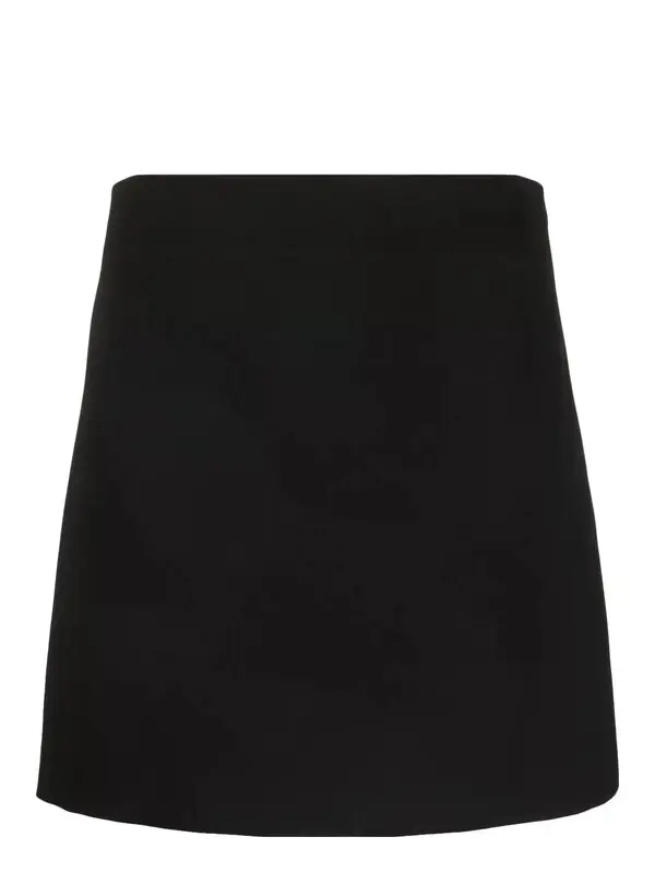 ATU BODY COUTURE High-waist A-line Mini Skirt - Black