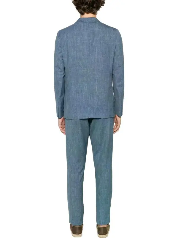 Eleventy Single-breasted Suit - Blue