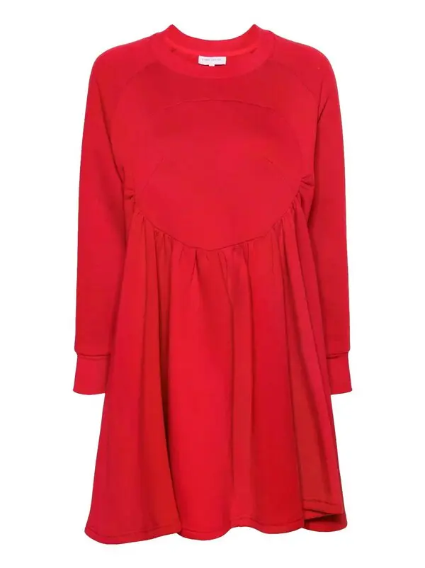 IOANA CIOLACU Calypso Sweatshirt Dress - Red