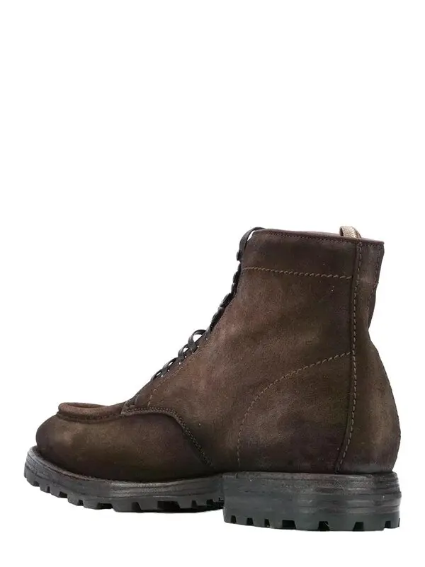 Officine Creative Suede Ankle Boots - Brown