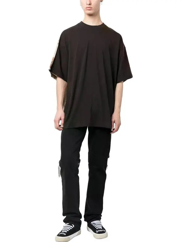 MASTERMIND WORLD Camouflage-print Wool T-shirt - Brown