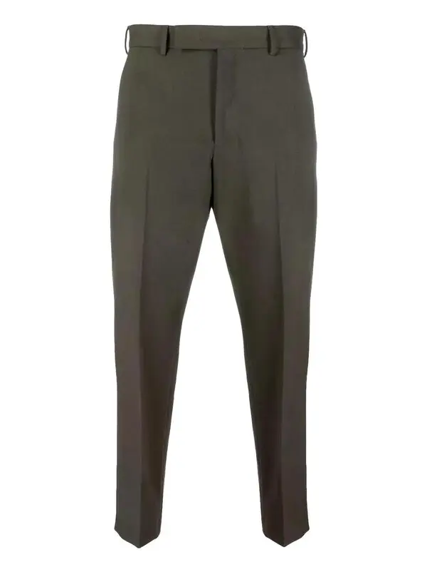 PT TORINO Rebel Cropped Trousers - Green