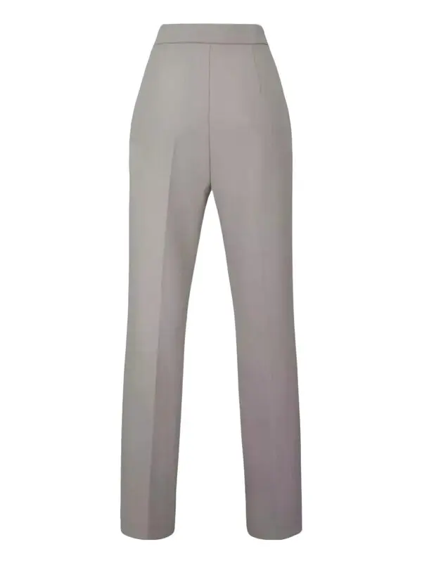 Fabiana Filippi High-waist Wool Tailored Trousers - Grey