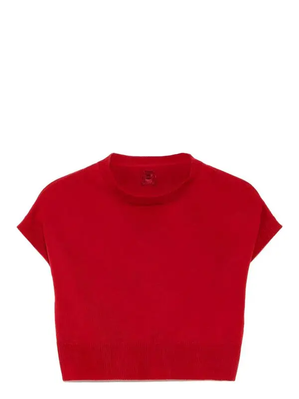 TEDDY CASHMERE Genova Vest - Red