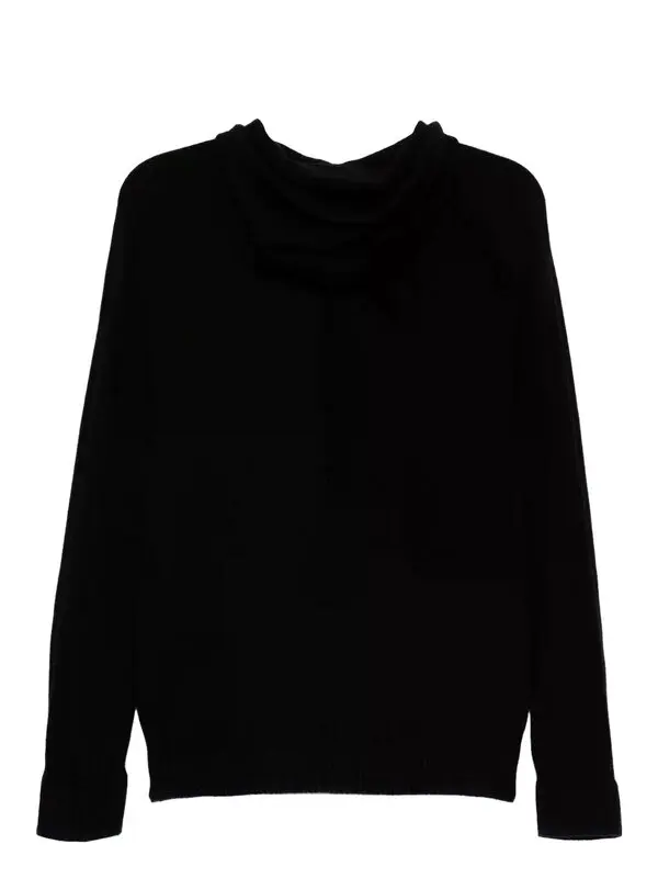 CFCL Knitted Hoodie - Black