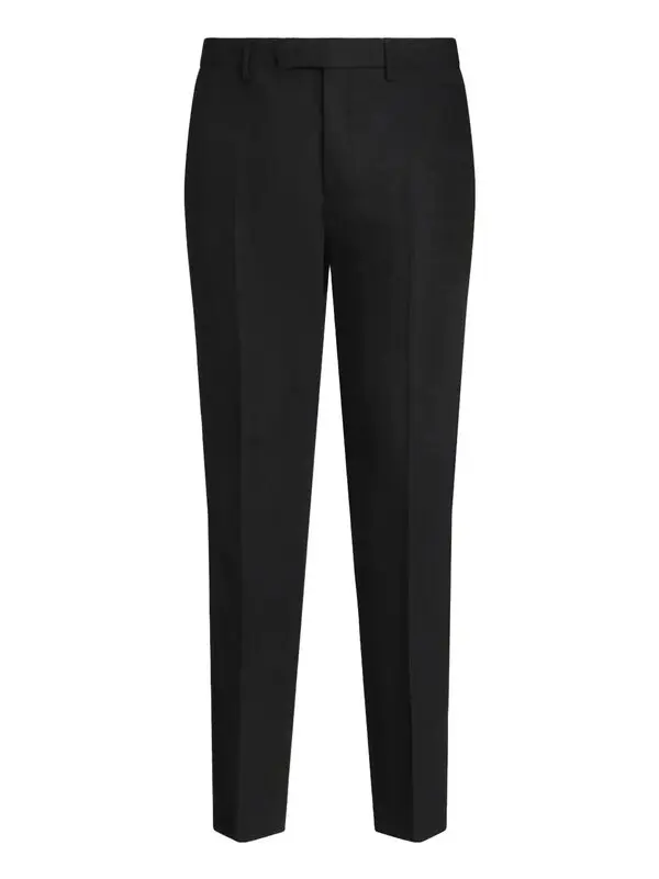Etro Tailored Slim-cut Trousers - Black