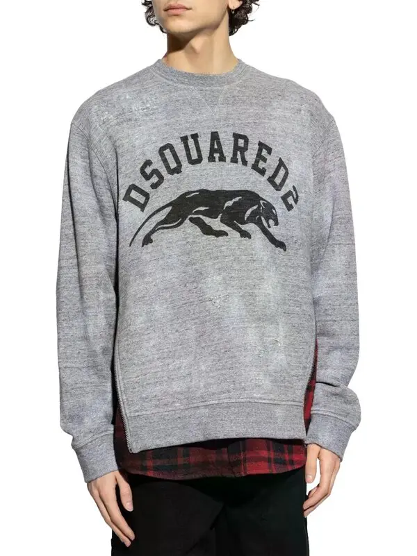 Dsquared2 Logo-print Sweatshirt - Grey