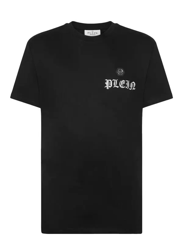Philipp Plein Skull Crystal-embellished T-shirt - Black