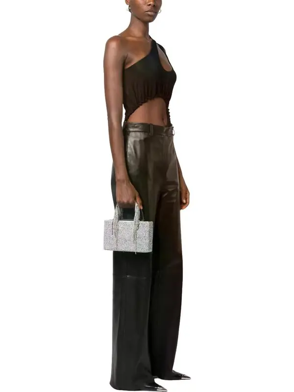 Kara Crystal Embellishment Tote Bag - Silver