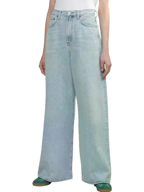 AGOLDE Nolan High-rise Wide-leg Jeans - Blue