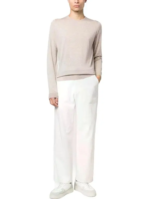 John Smedley Round-neck Knit Jumper - Neutrals
