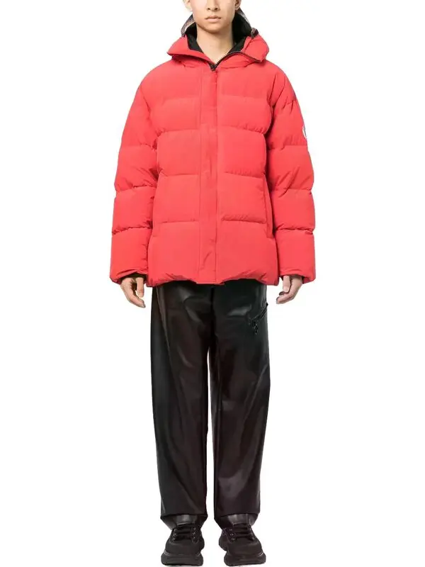 DOUBLET Padded Animal Motif-hoodie Jacket - Red