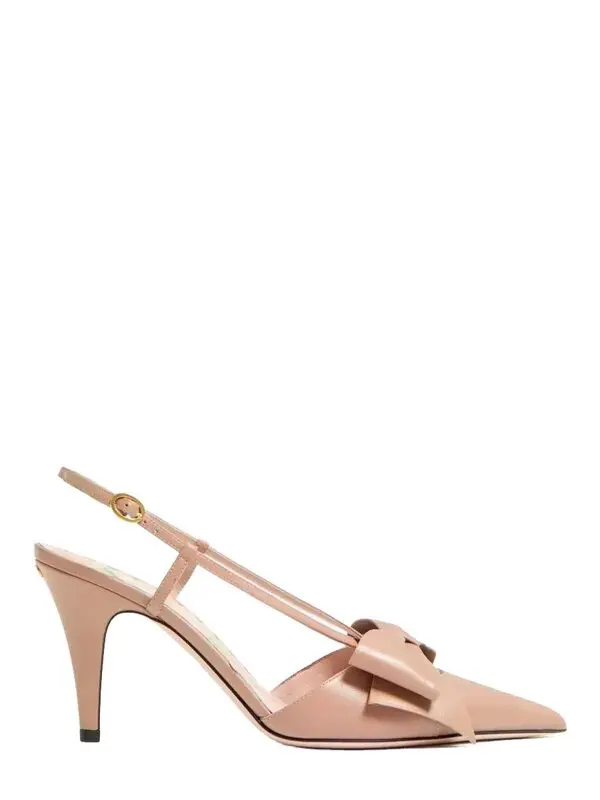 Valentino Garavani Slingback Pumps With Bow Detail - Neutrals