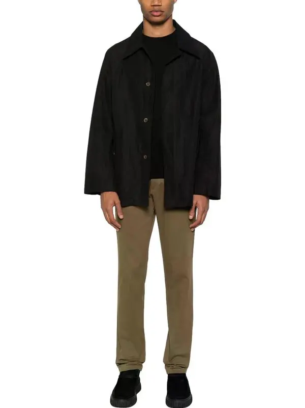 REMUS UOMO Logo-patch Trousers - Green