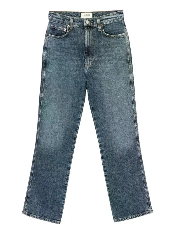 AGOLDE Straight-leg Indigo Jeans - Blue