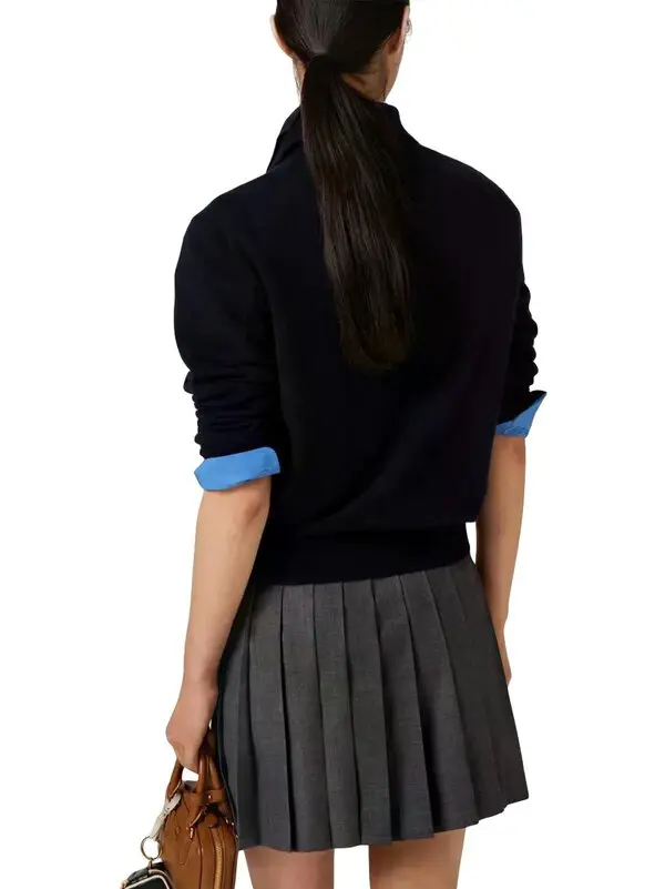 Miu Miu Cashmere Polo Shirt - Blue