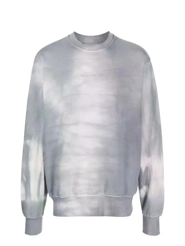 DAILY PAPER Tie-dye Print Jumper - Grey