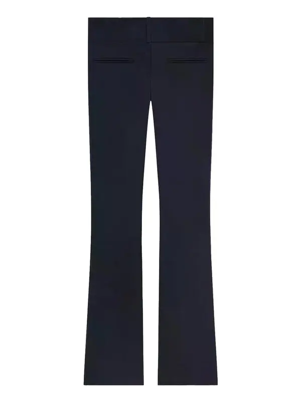 COURREGES Bootcut Trousers With Belted Waist - Blue