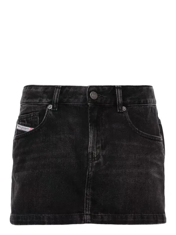 DIESEL® De-ron Denim Miniskirt - Grey