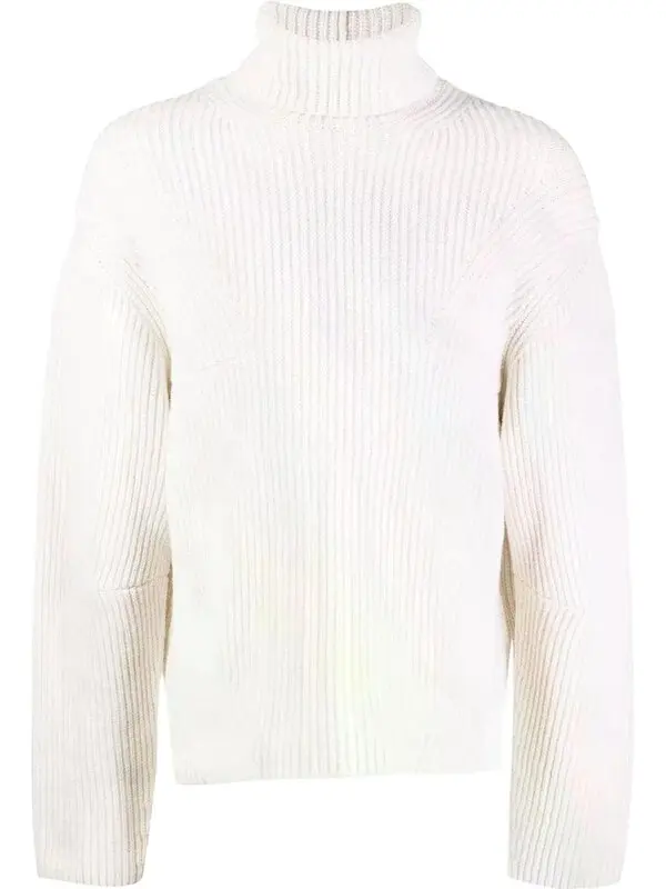 AMBUSH Ribbed Rollneck Jumper - Neutrals