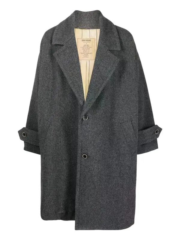 UMA WANG Cassie Single-breasted Virgin Wool Coat - Grey