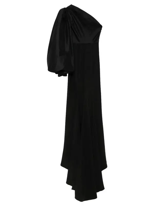 Solace London Taffeta Gown - Black