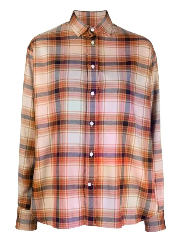 Polo Ralph Lauren Plaid Cotton Shirt - Brown