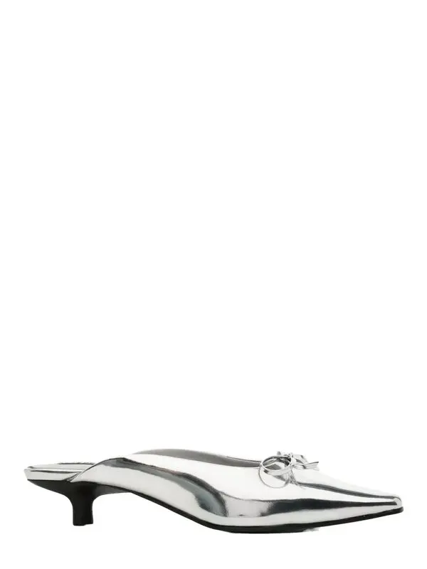 Senso Fenton Ii Patent Leather Mules - Silver
