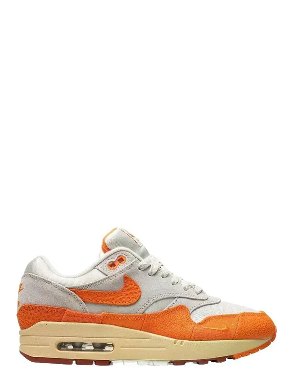 Nike Air Max 1 Magma Orange Sneakers - Grey
