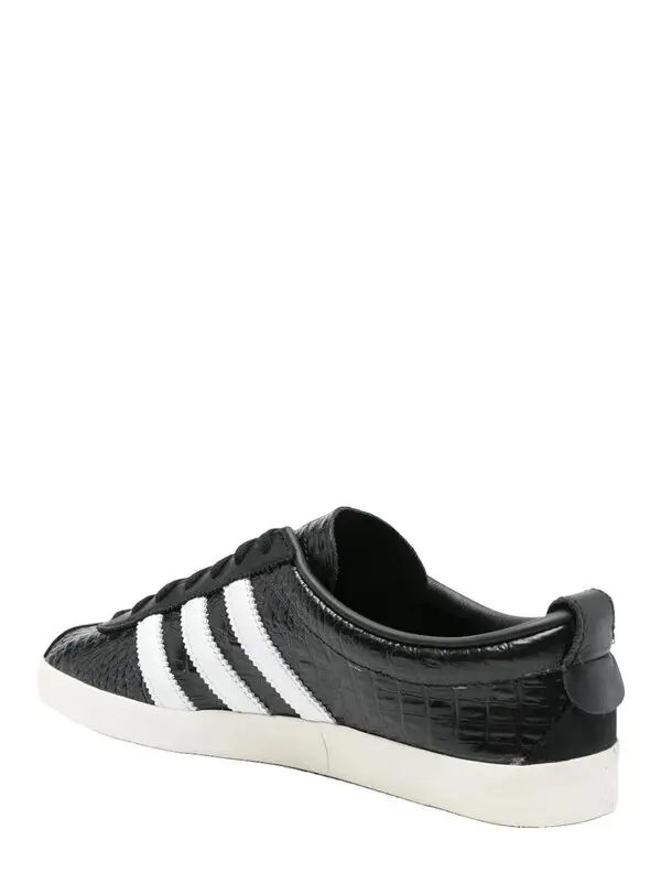 Adidas Blanc Leather Sneakers - Black