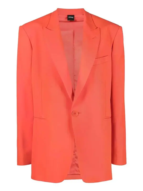 Aspesi Single-breasted Blazer - Red