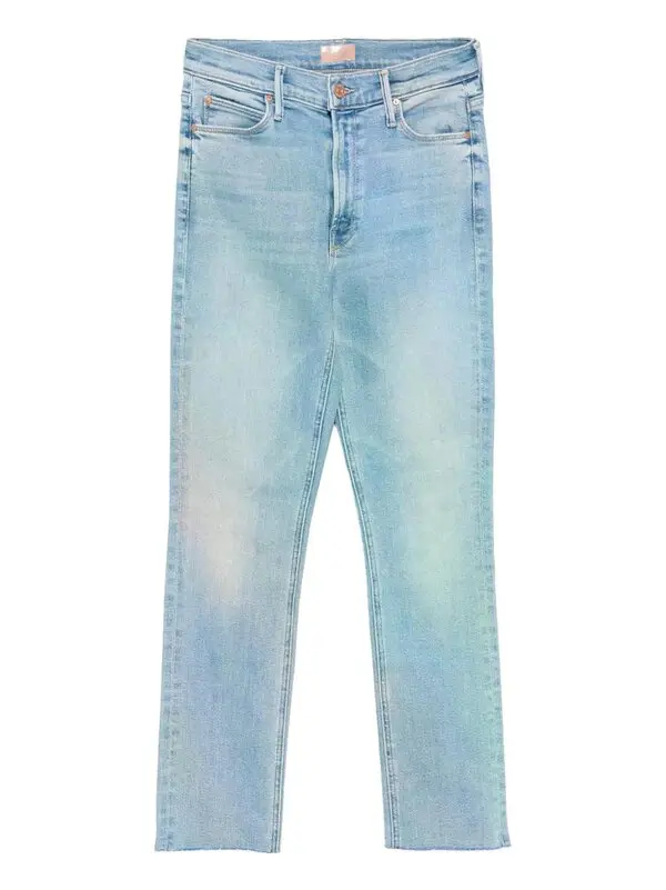 MOTHER Dazzler Cropped Jeans - Blue