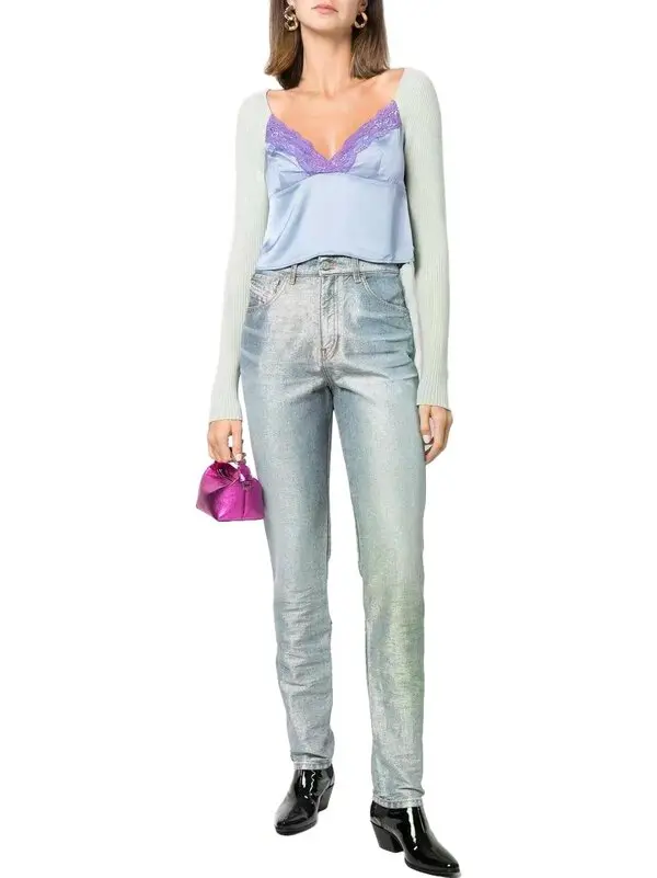 DIESEL® High-rise Slim-fit Jeans - Blue