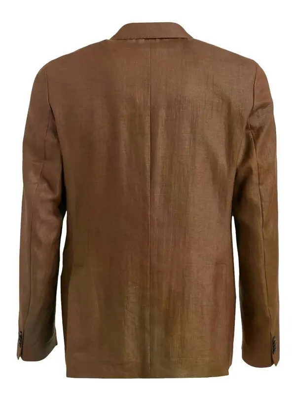 Brian Dales Single-breasted Blazer - Brown