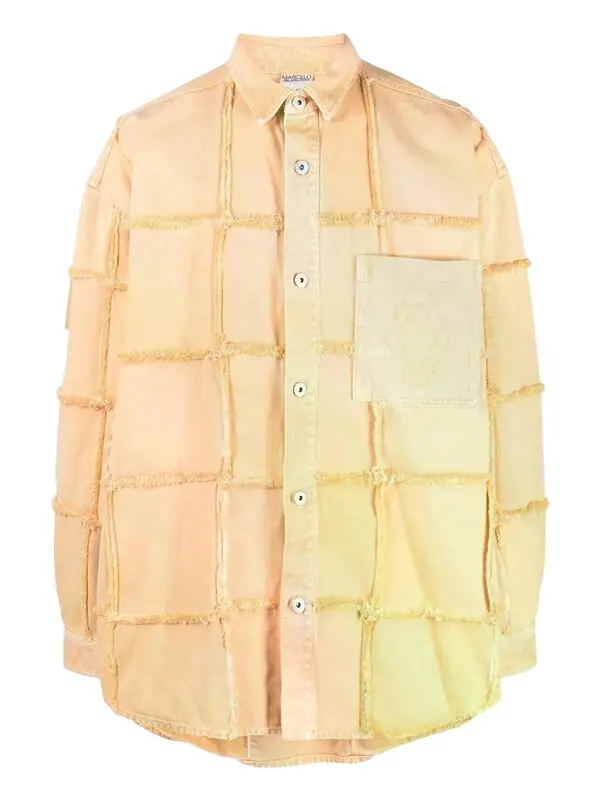 COUNTY OF MILAN Inside-out Overshirt - Orange