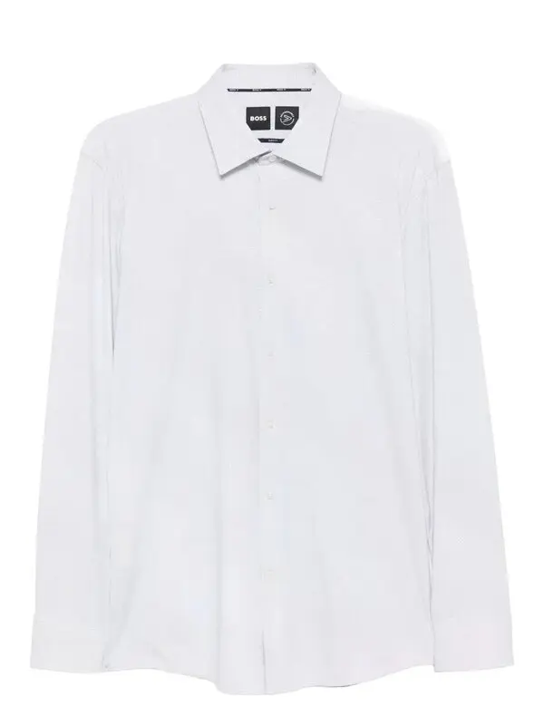 BOSS Stretch-jersey Shirt - Grey