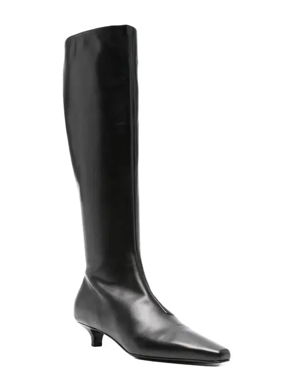 TOTEME The Slim Knee-high Boots - Black