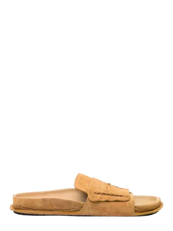 Jacquemus Les Sandales Mocassin Flat Sandals - Brown