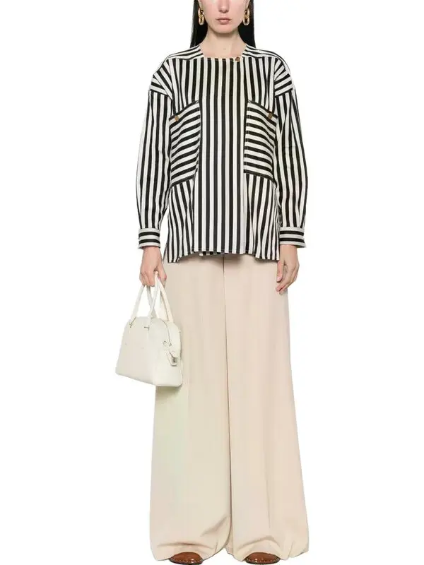 Max Mara Ninfa Palazzo Trousers - Neutrals
