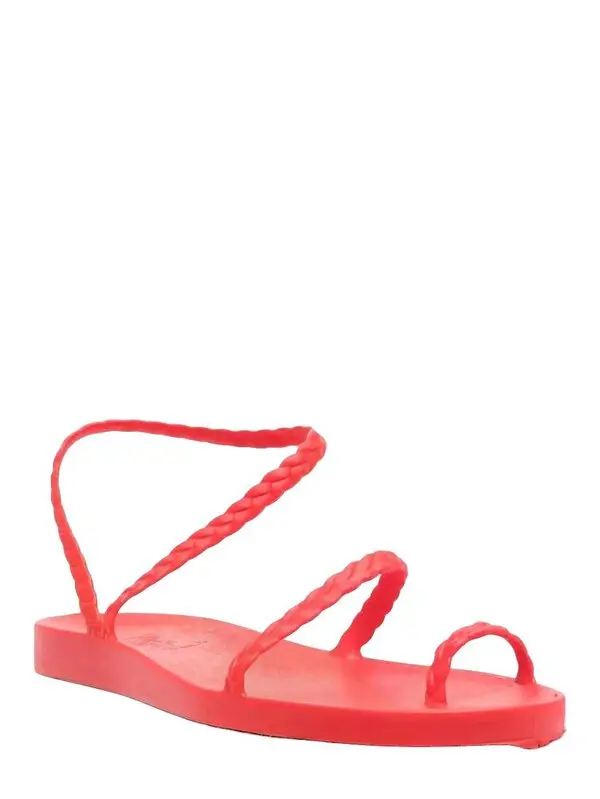 ANCIENT GREEK SANDALS Eleftheria Jelly Flip Flops - Red