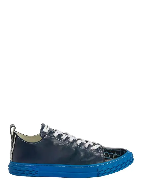GIUSEPPE ZANOTTI Lace-up Low-top Sneakers - Multicolour