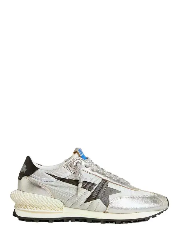 GOLDEN GOOSE Marathon Ripstop Nylon Sneakers - Silver