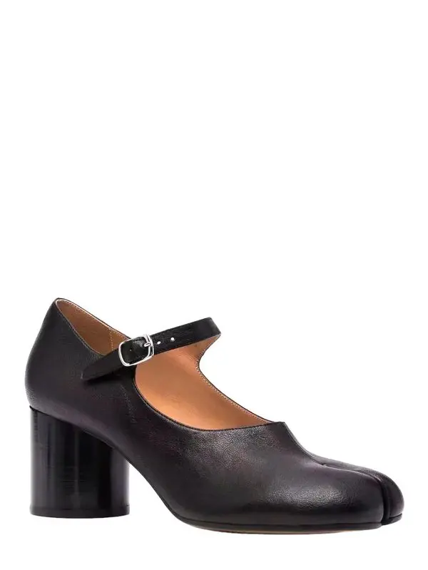 MAISON MARGIELA Tabi 60mm Mary Jane Pumps - Black