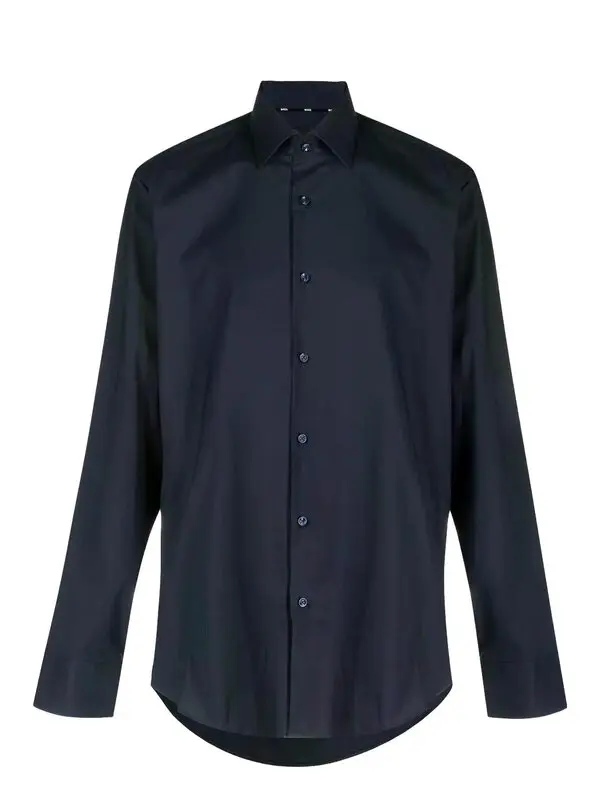 BOSS Kent Slim-fit Shirt - Blue