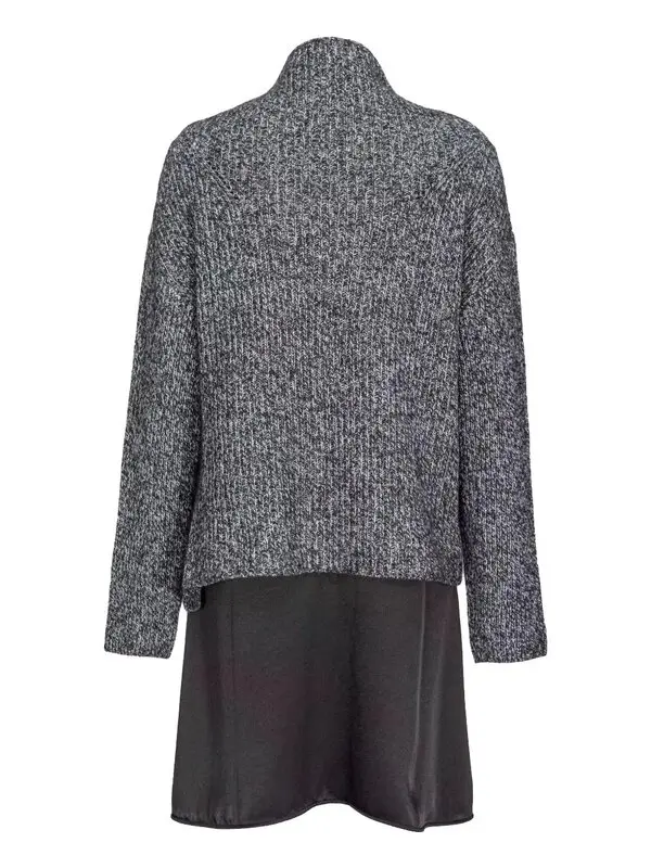 Pinko Layered Knitted Dress - Grey