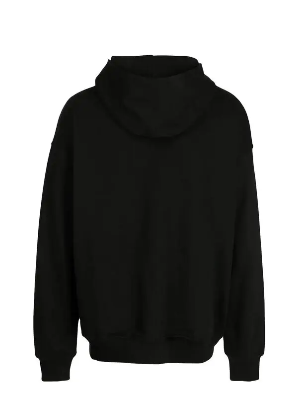BLUE SKY INN Logo-print Cotton Hoodie - Black