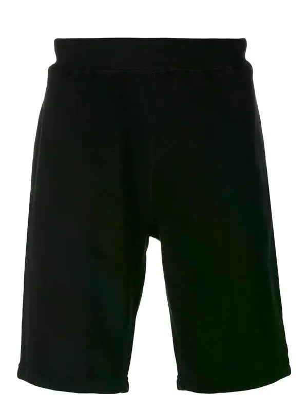 Sunspel Straight Leg Track Shorts - Black