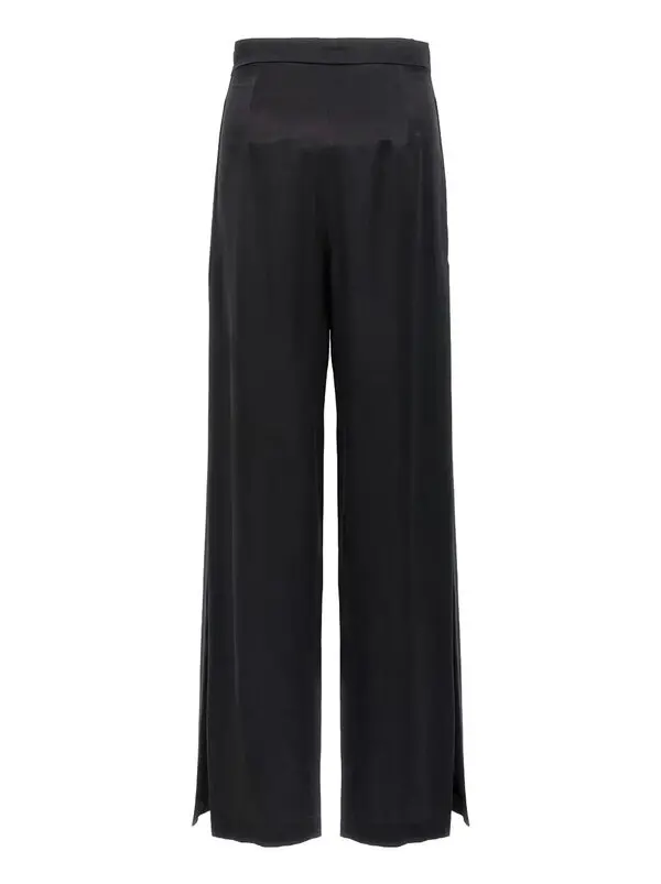 Max Mara Fiesta Wide Leg Trousers - Black